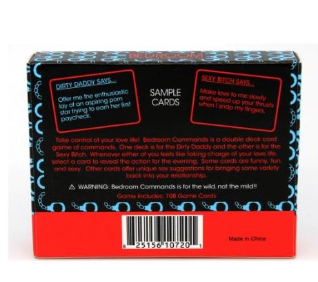 Bedroom Commands Couple Card Game Board Game Fun Adult Games For Love ...