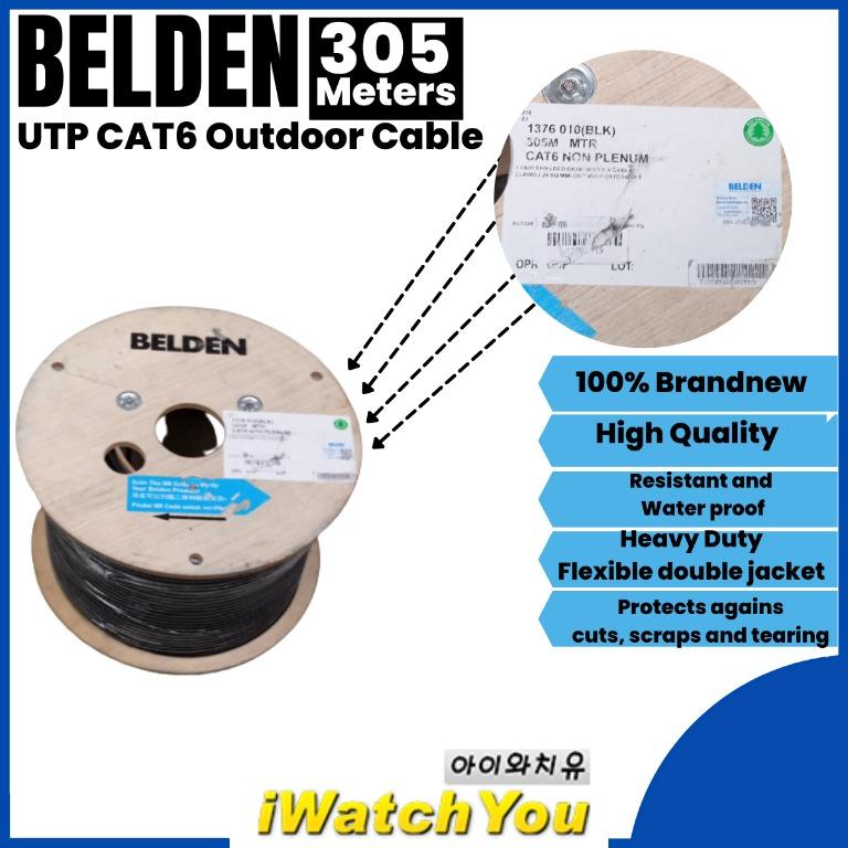 Belden UTP CAT6 Outdoor Cable 305meters, Furniture & Home Living ...