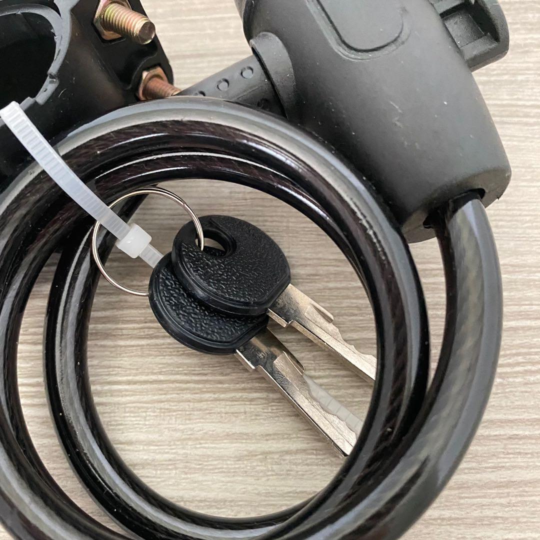 Bicycle Key Lock / Steel Wire Lock, Sports Equipment, Bicycles & Parts ...