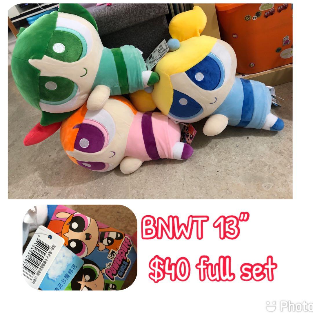 Brand new BN keel Disney powerpuff frozen carebear plush toy soft toy ...