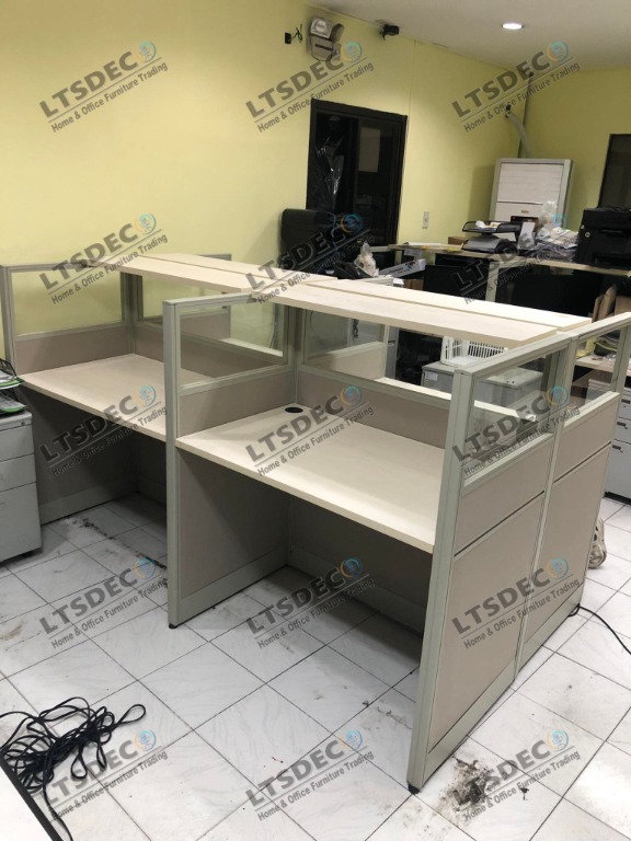 CALL CENTER TABLE OFFICE PARTITION//OFFICE FURNITURE, Furniture & Home ...