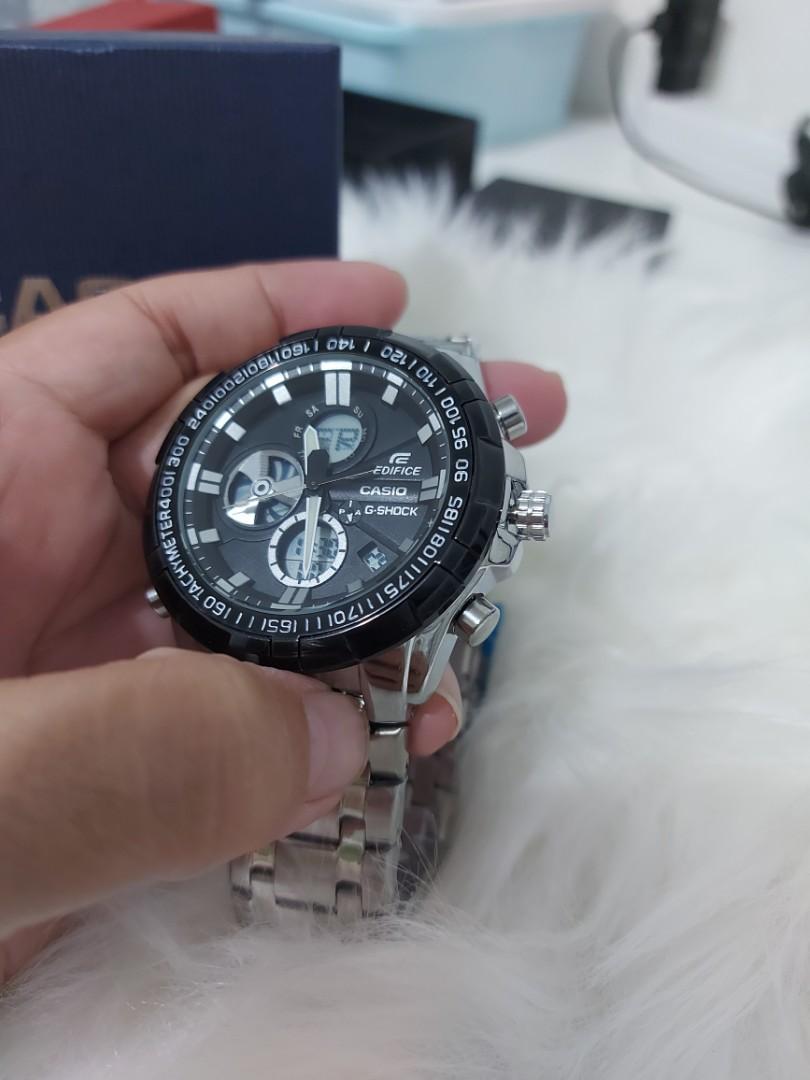 Casio G shock Edifice ( Black), Men's Fashion, Watches & Accessories ...