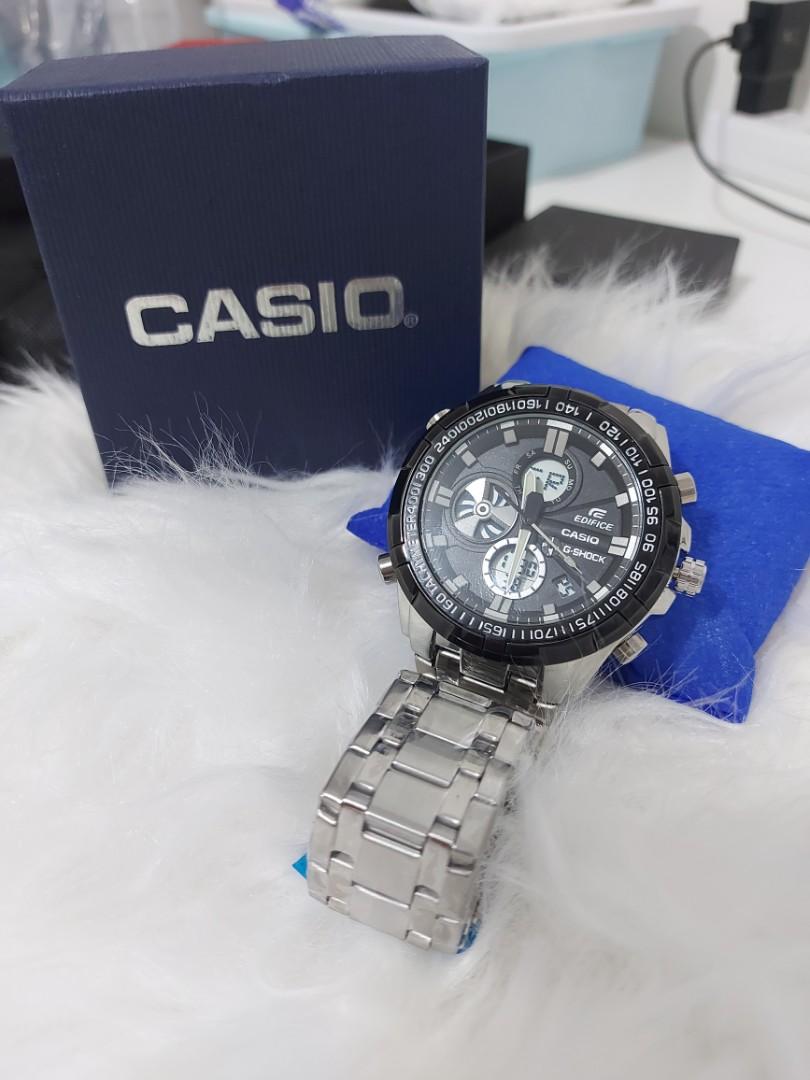 Casio G shock Edifice ( Black), Men's Fashion, Watches & Accessories ...