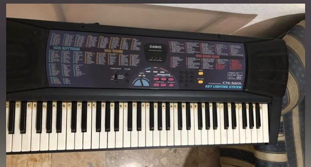 Casio Keyboard Piano CTK560L Key lighting, Hobbies & Toys, Music ...
