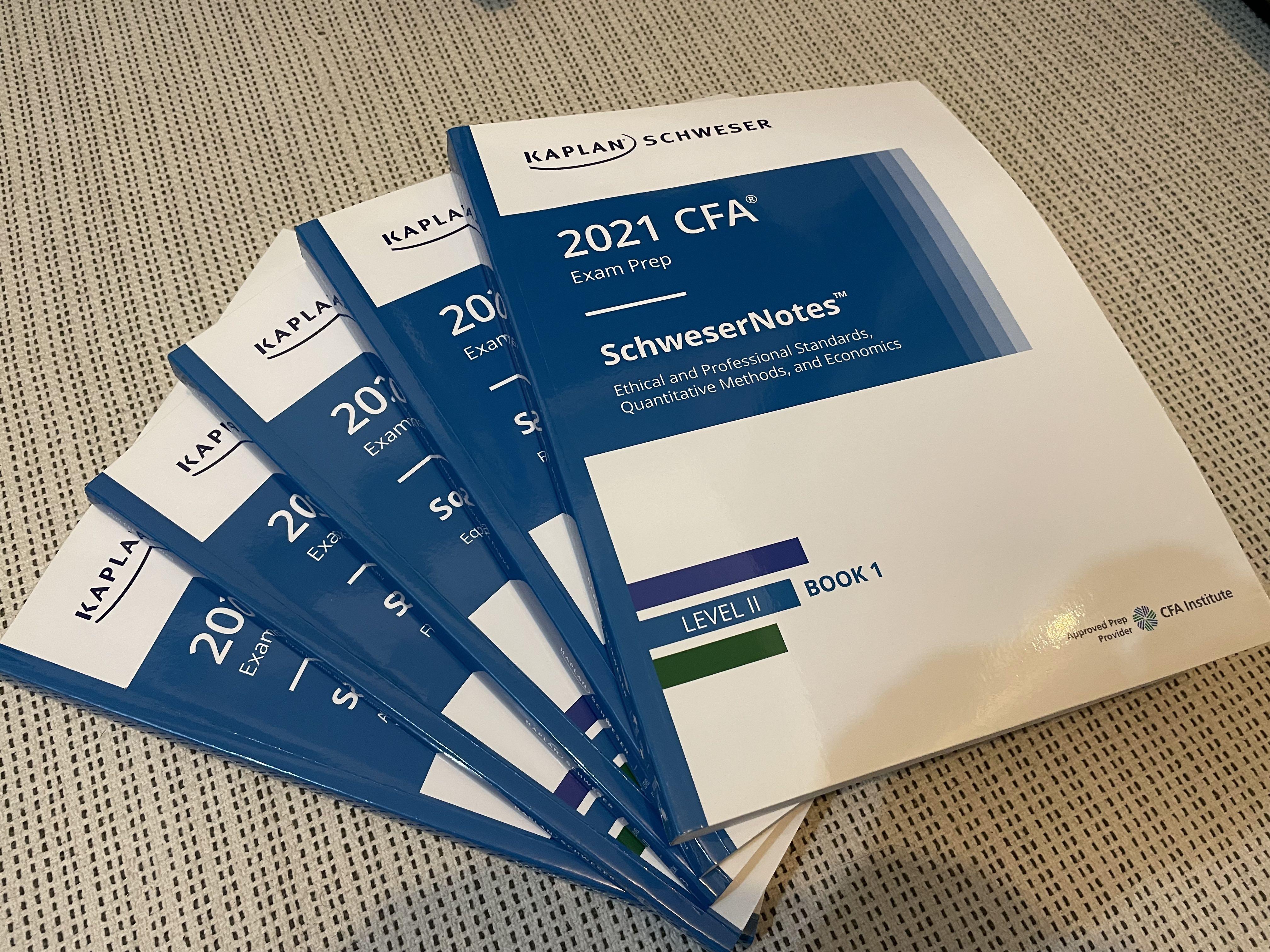 CFA lv2 2021 Schweser notes vol 1-5, 興趣及遊戲, 書本 & 文具, 書本及雜誌 - 補充練習 ...