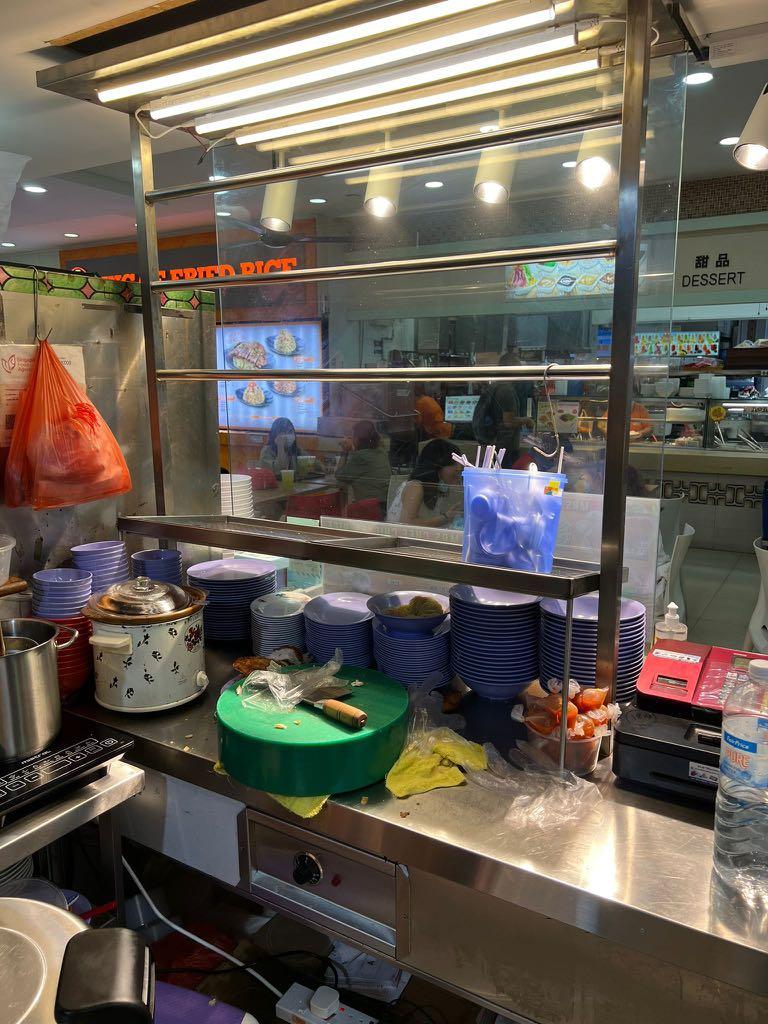 Chicken rice stall rack, Furniture & Home Living, Bathroom & Kitchen ...