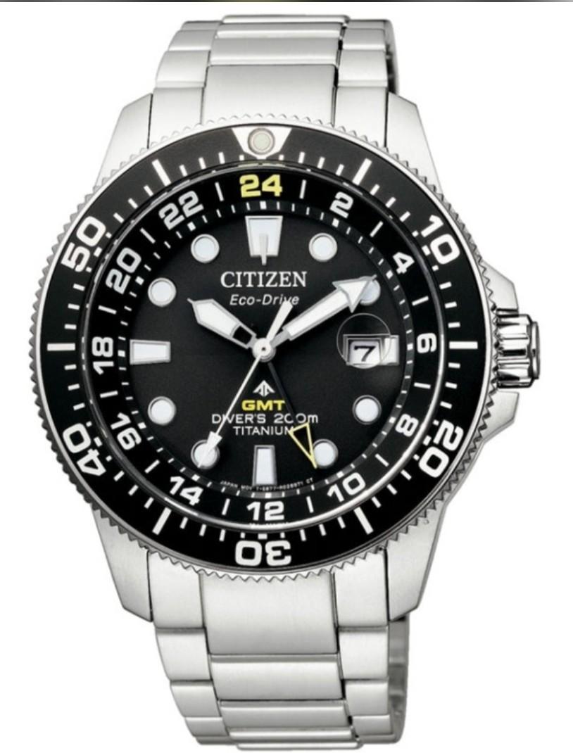 Citizen Promaster Diver GMT Titanium BJ7110-89E, Luxury, Watches on ...