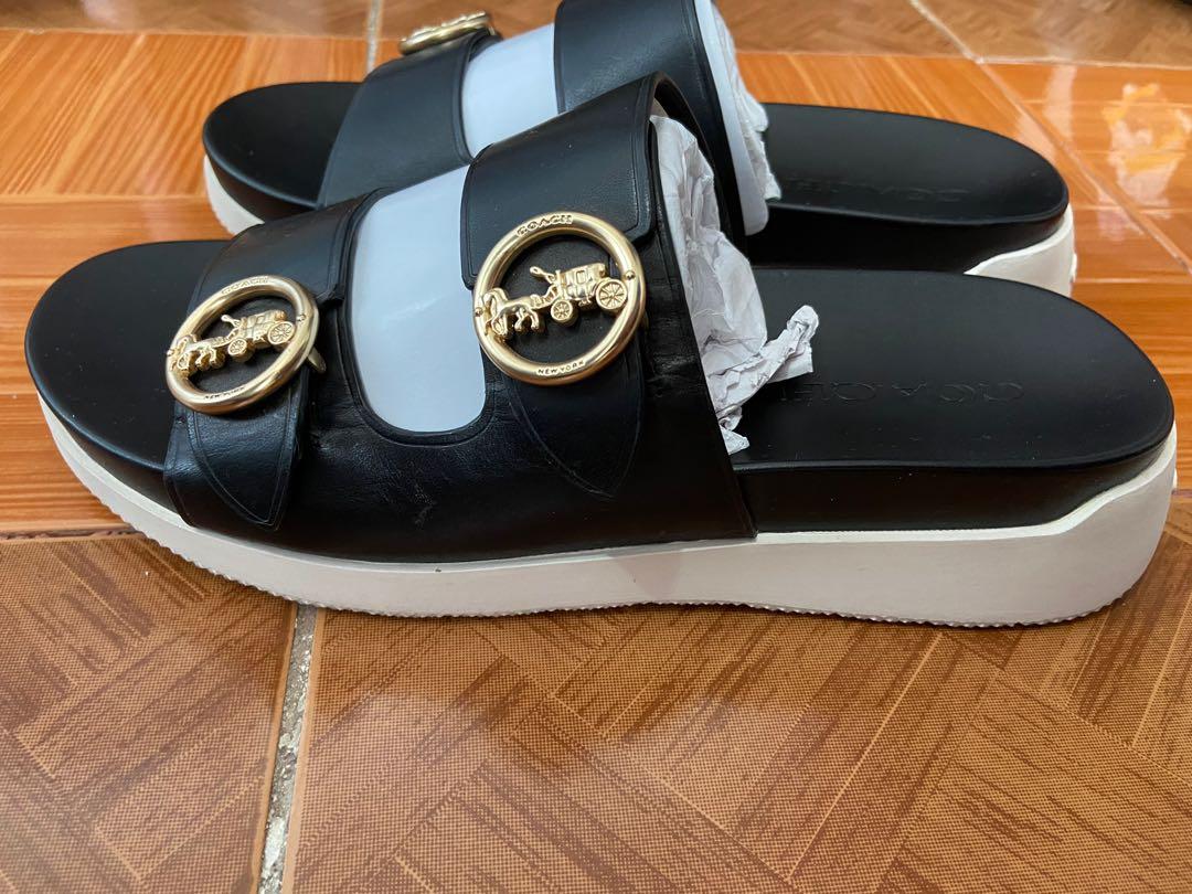COACH SLIDES, Women's Fashion, Footwear, Sandals on Carousell