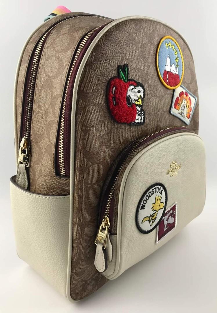 Coach x Snoopy backpack, Women's Fashion, Bags & Wallets, Backpacks on ...