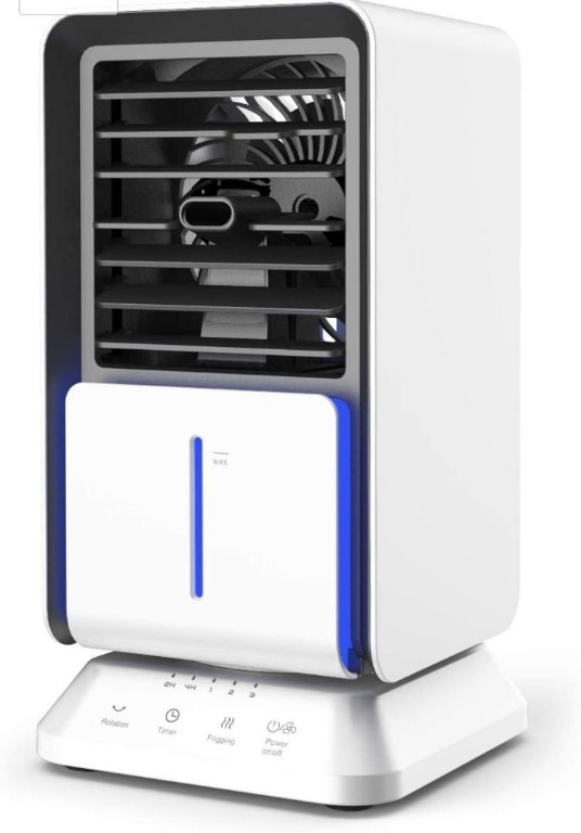 DH-KTS03 Mini Portable Air Cooler, Personal Mini Table Fan 3 in 1 ...