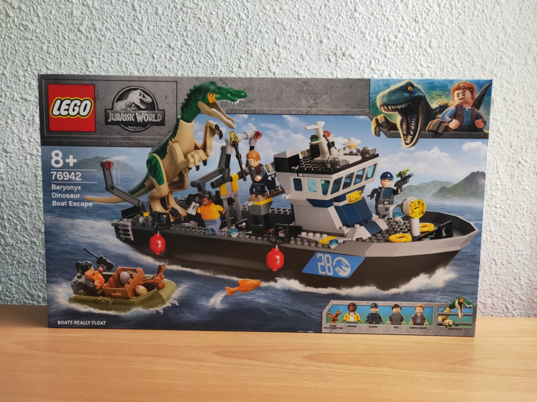 Brand New Lego Jurassic World 76942 Baryonyx Dinosaur Boat Escape ...