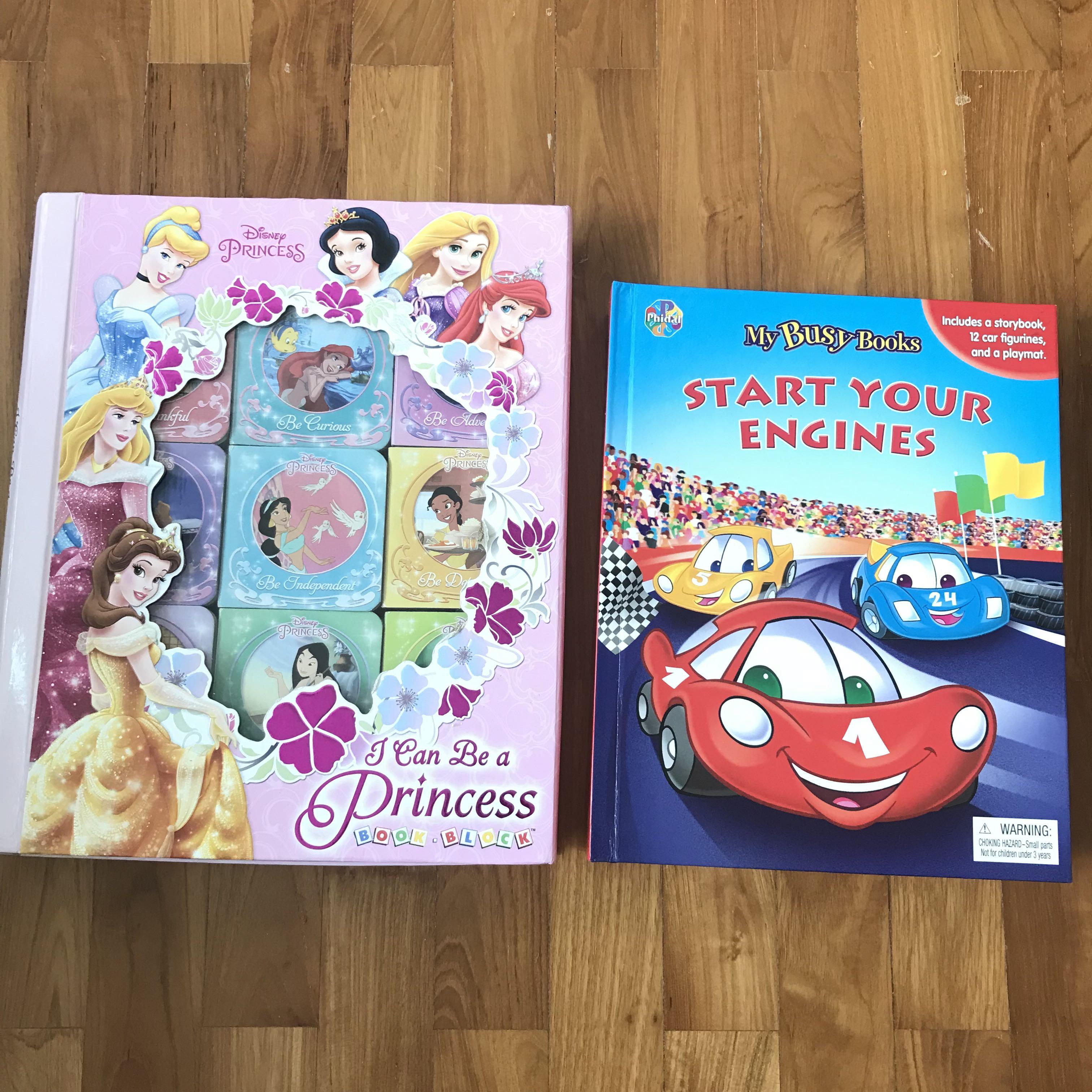 Disney Princess / My Busy Book Start your Engines 2 story book box sets ...