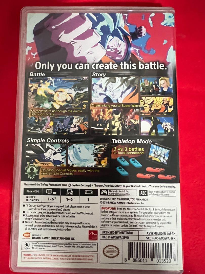 Dragon Ball Fighter Z (Switch ver), Video Gaming, Video Games, Nintendo ...