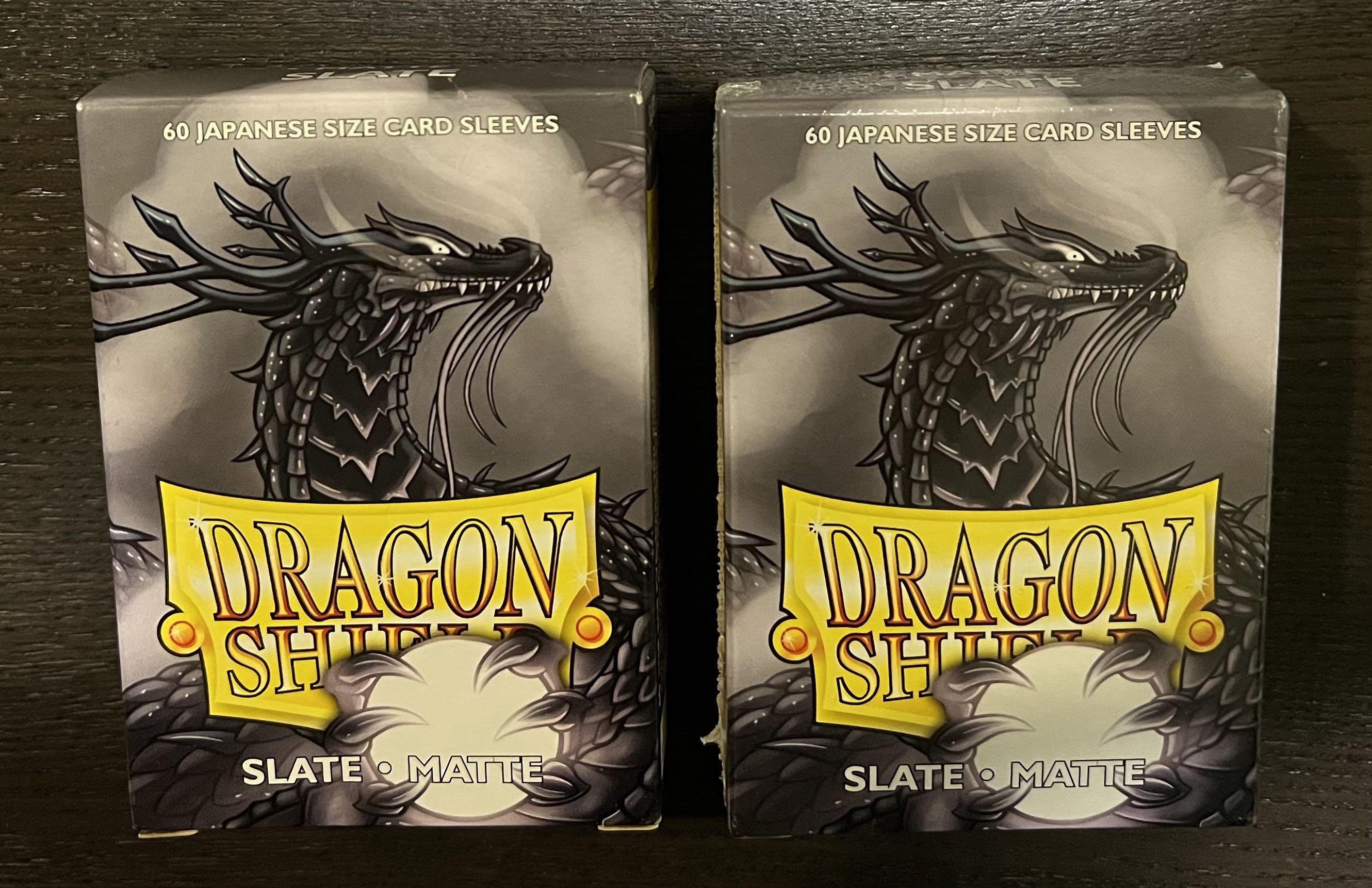 Dragon Shield Slate Matte - Japanese Sized Card Sleeves, Hobbies & Toys ...