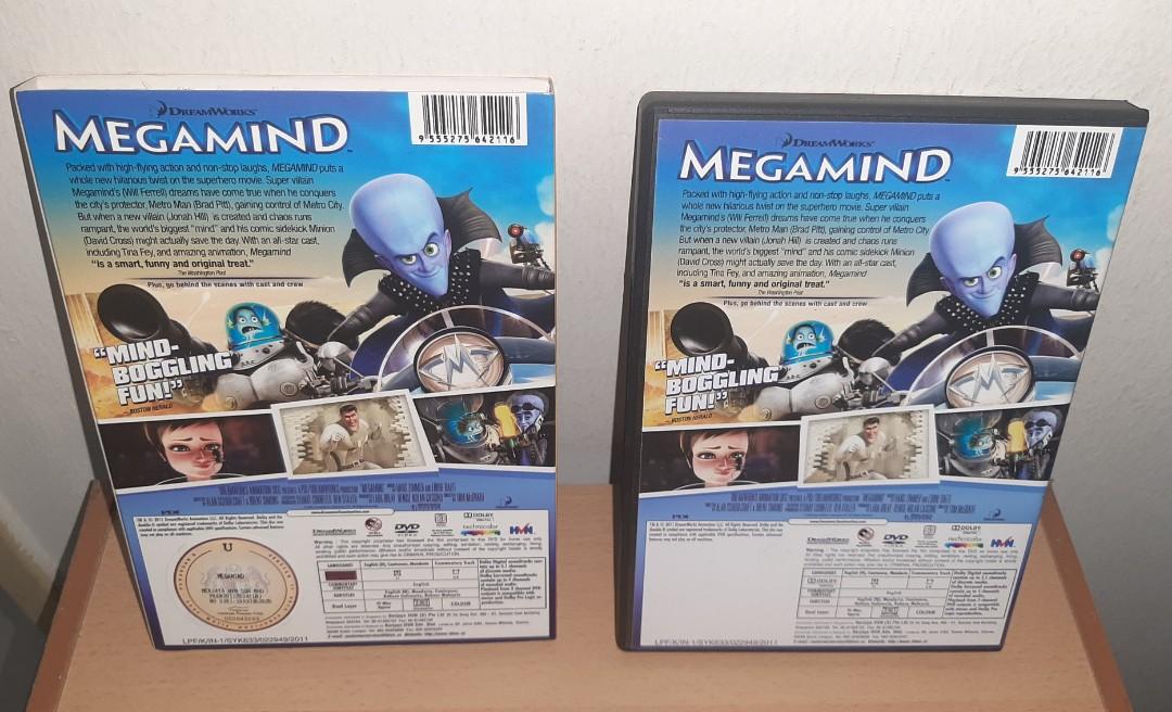 DVD - Megamind, Hobbies & Toys, Music & Media, CDs & DVDs on Carousell