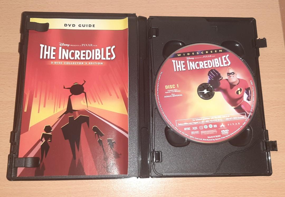 DVD - The Incredibles, Hobbies & Toys, Music & Media, CDs & DVDs on ...