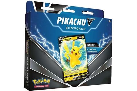 English Pokemon TCG Pikachu V Showcase Box, Hobbies & Toys, Toys ...
