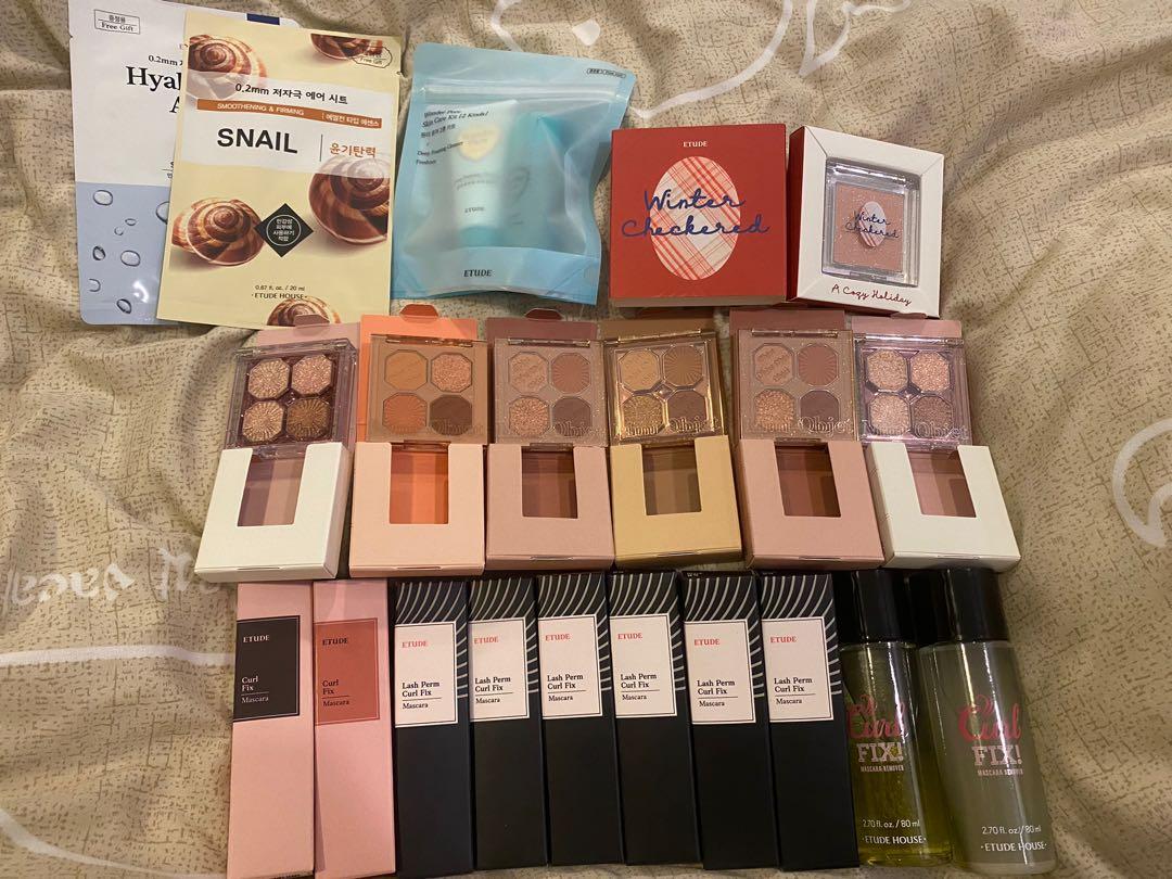 Etude house 玩轉色彩迷你眼彩盤 #小日常系列 Play Color Eyes #Mini Objet, 香水、美妝、保養, 臉部彩妝、保養與清潔, 化妝品在旋轉拍賣