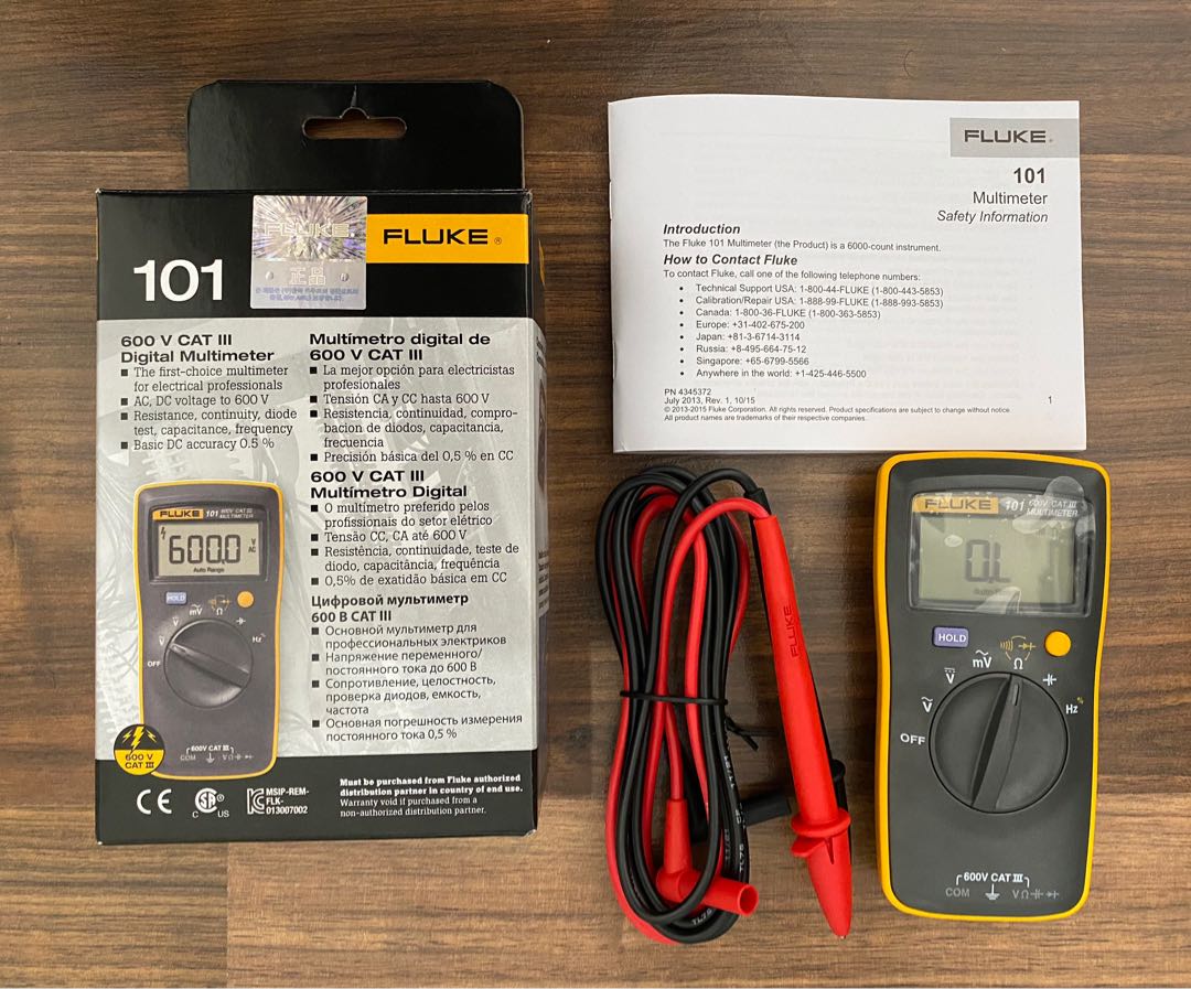Fluke 101 Digital Multimeter (Last unit), Everything Else on Carousell