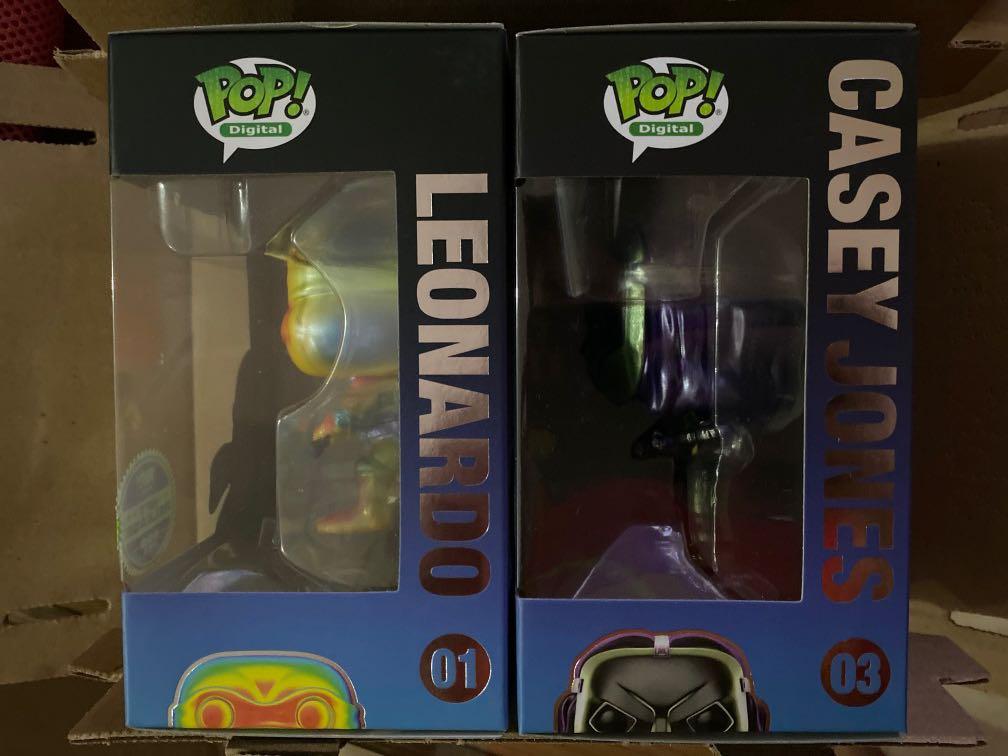 Funko Pop TMNT NFT Leonardo Casey Jones limited edition, Hobbies & Toys ...