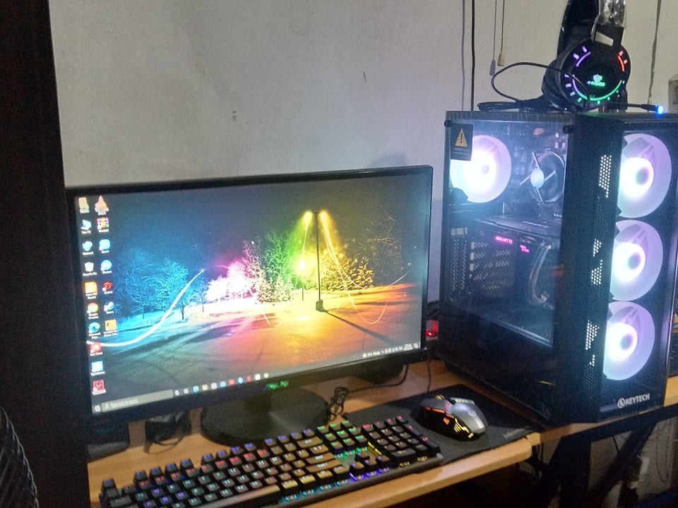 Gaming PC: Intel Core i5 11400 11th gen, RX 570, 24" Asus, 16gb DDR4 ...