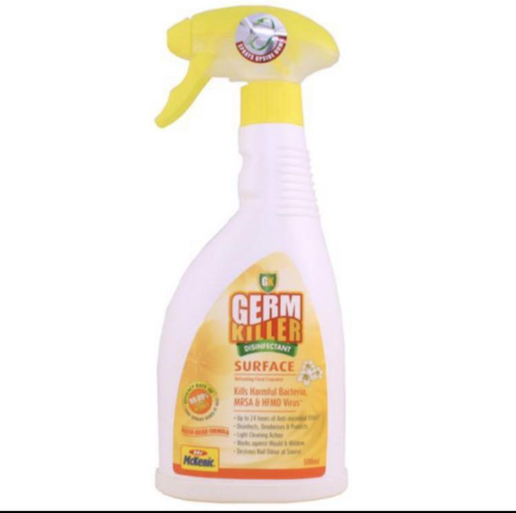 Germ Killer Disinfectant Spray 500ml, Beauty & Personal Care ...