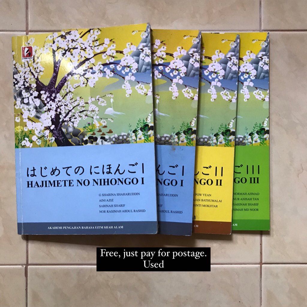 Hajimete no nihongo uitm japan japanese book, Hobbies & Toys, Books & Magazines, Storybooks on ...