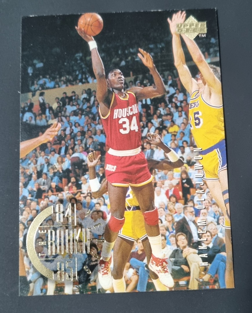 Hakeem Olajuwon The Rookie Years Card, Hobbies & Toys, Toys & Games on ...