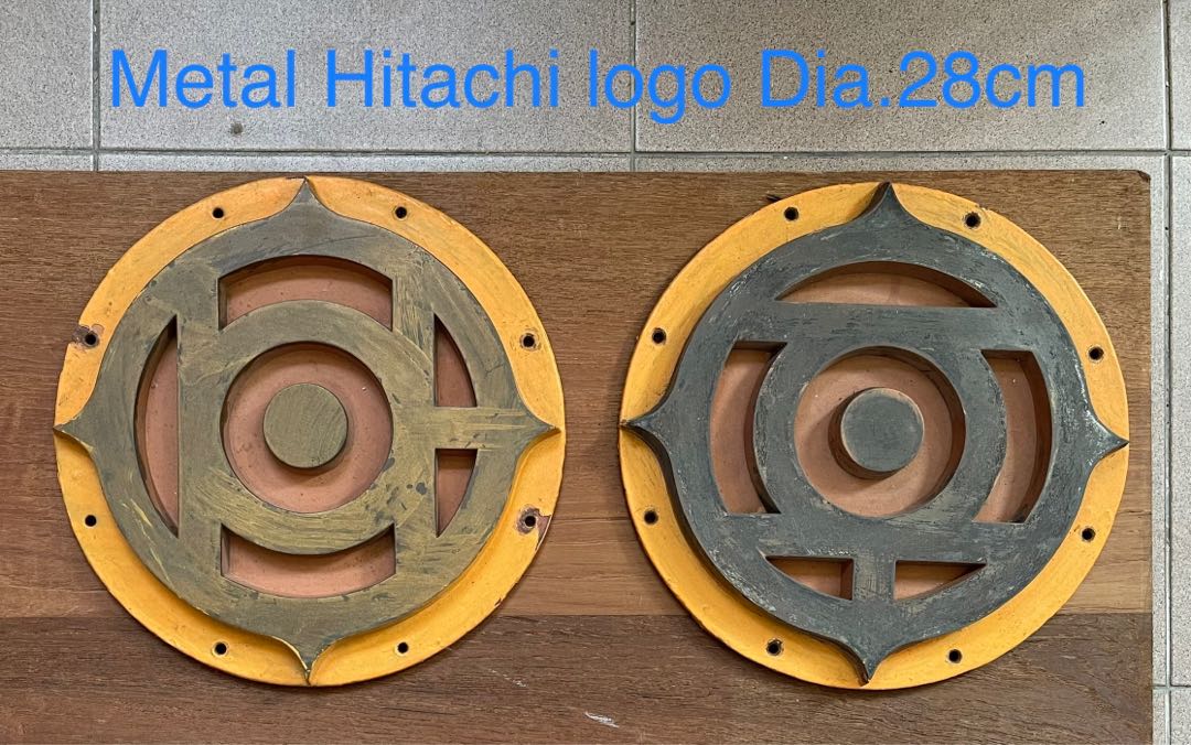 Hitachi metal logo diameter 28cm, Furniture & Home Living, Home Decor ...