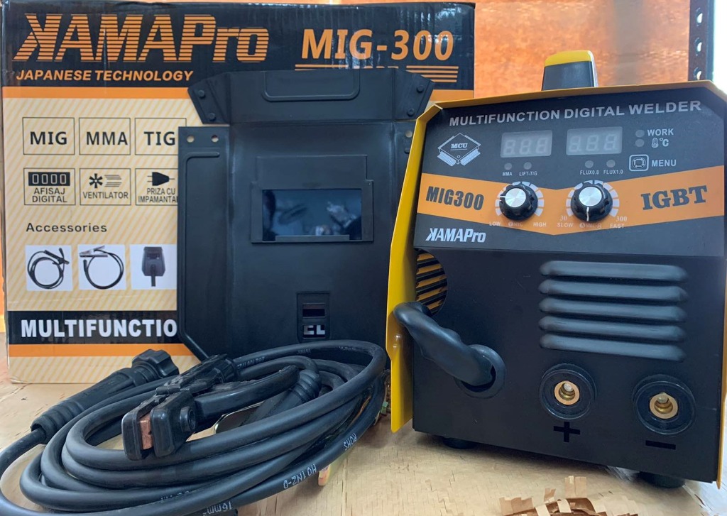 KAMAPro MIG 300 IGBT Multi-function Digital Welder / Flux Cored Welding ...