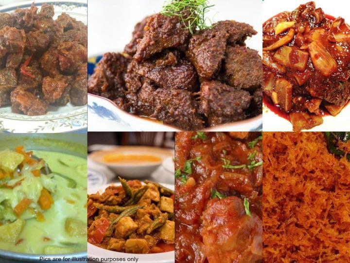 Ketupat, Lepat, Lontong, Serunding Daging, Food & Drinks, Local Eats on ...