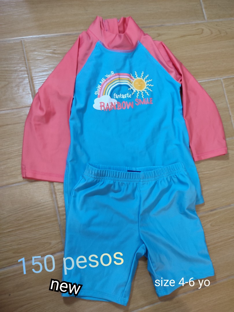 Kids cute rash guard, Women's Fashion, Swimwear, Rash guard on Carousell