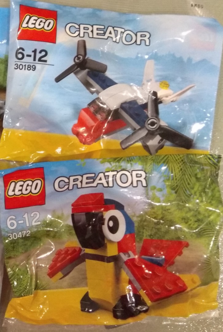 LEGO Creator polybagsCreator Polybags 30284 30472, 興趣及遊戲, 玩具 & 遊戲類 ...