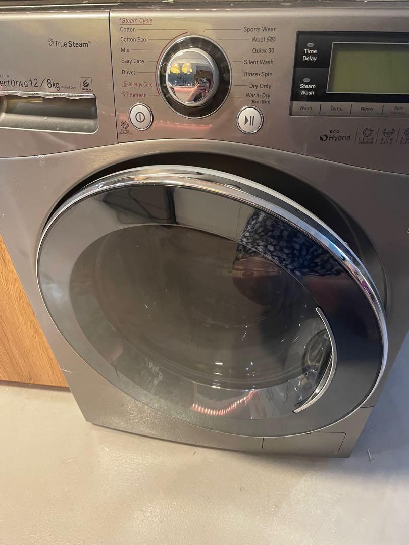 LG Washer 12kg dryer 8kg combo Inverter Drive, TV & Home Appliances ...