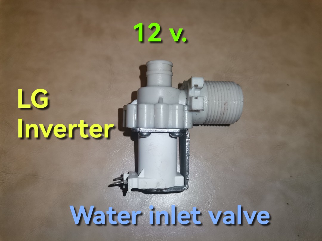 LG water inlet valve inverter 12v, TV & Home Appliances, Washing ...