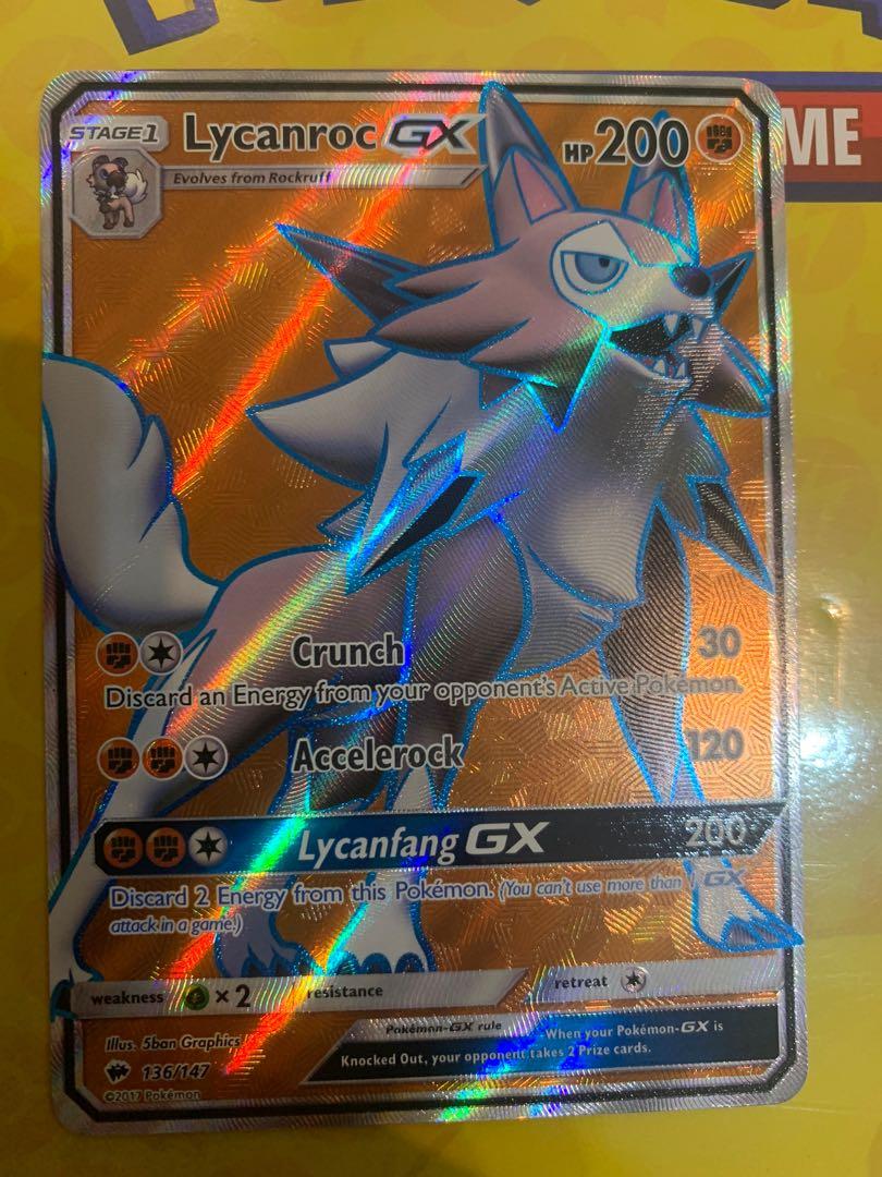 Lycanroc Gx Pokemon card on Carousell