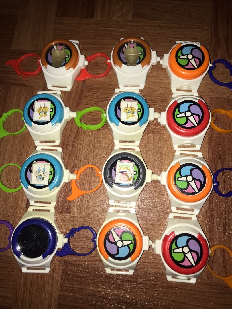 McDonalds Yokai Watch Toy Set, Hobbies & Toys, Toys & Games on Carousell