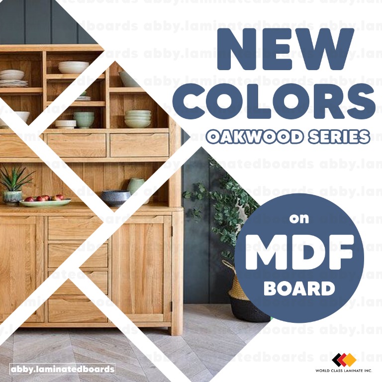 MDF OAKWOOD COLORS, Furniture & Home Living, Home Improvement ...
