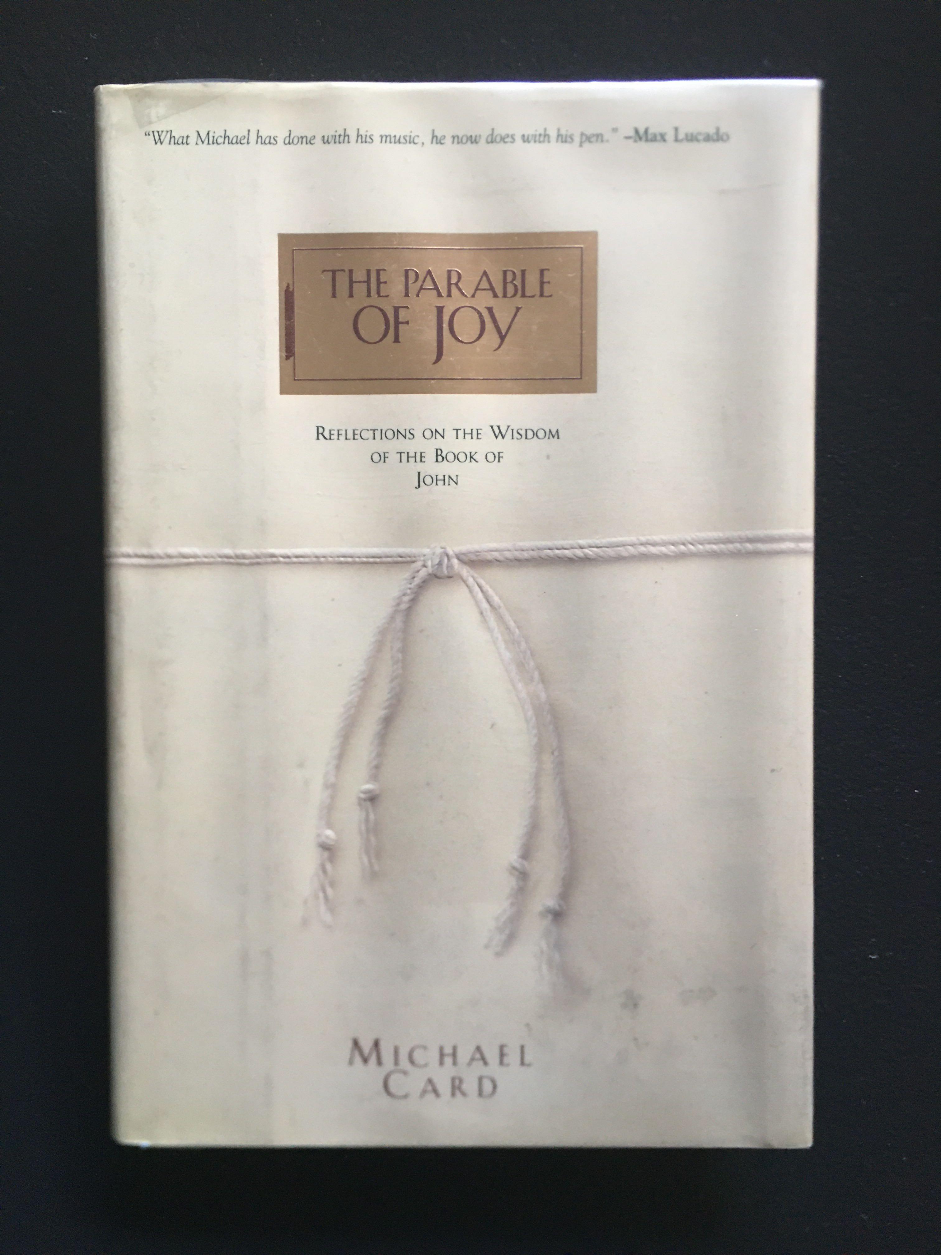 Michael Card - A Violent Grace - Parable of Joy -hardbound books ...