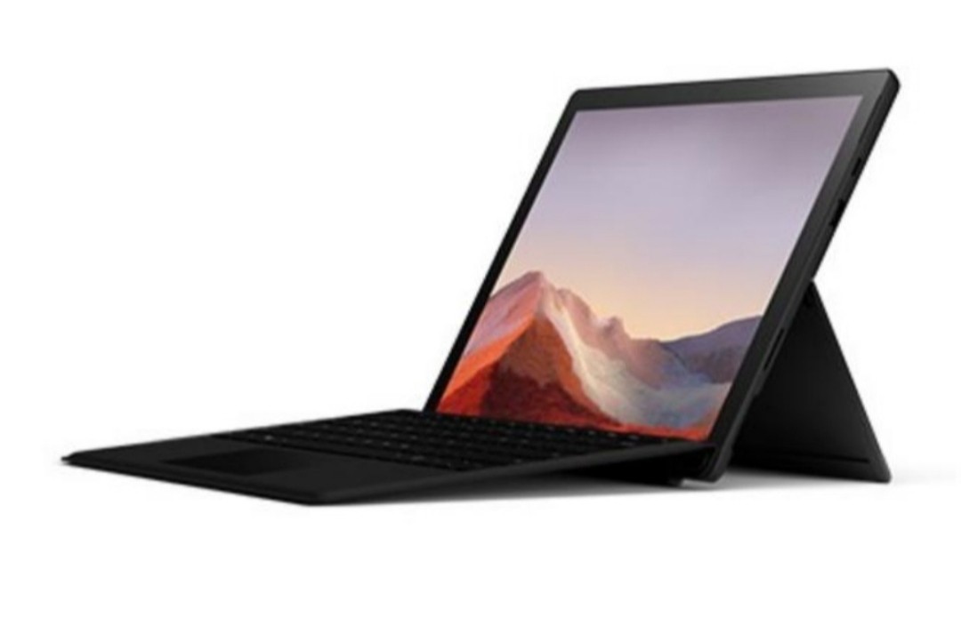 Microsoft Surface Pro 7 Black i7 / 16GB RAM / 256GB SSD + Keyboard ...