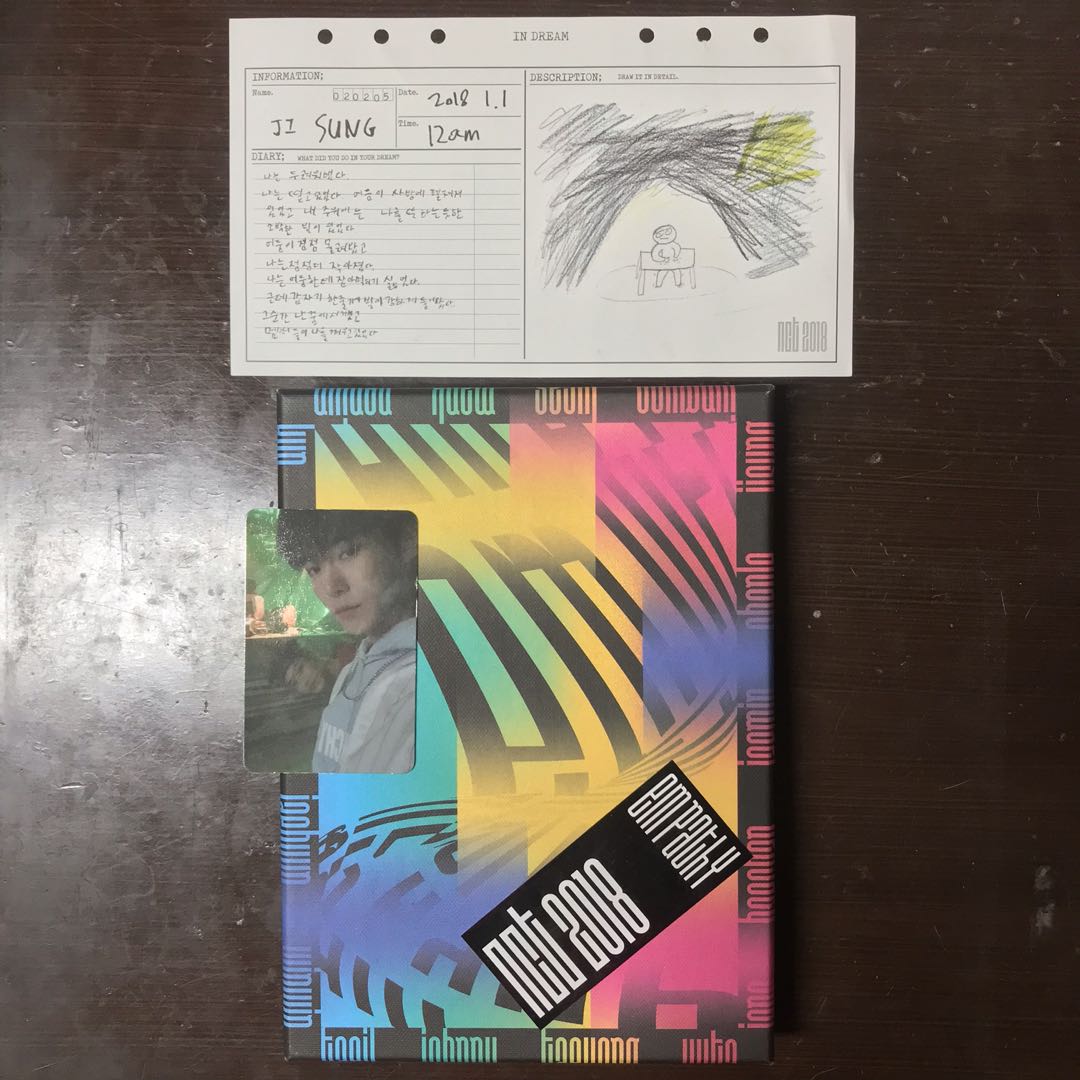 NCT 2018 - Empathy Album Dream version (Doyoung PC and Jisung Diary ...
