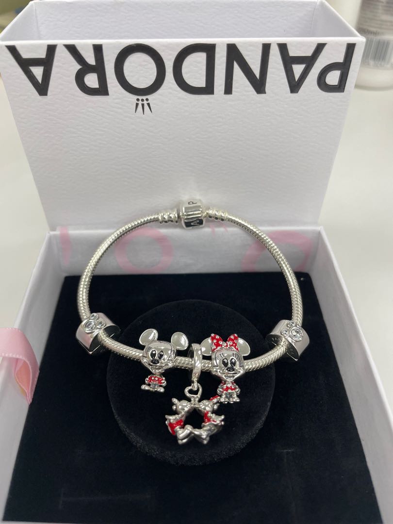 New Pandora Mickey Mouse bracelet sets, Women's Fashion, Jewelry ...