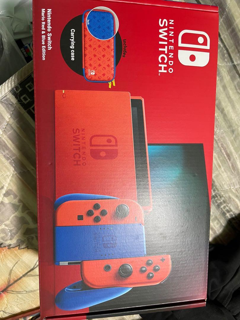 Nintendo Switch Mario edition, Video Gaming, Video Game Consoles ...