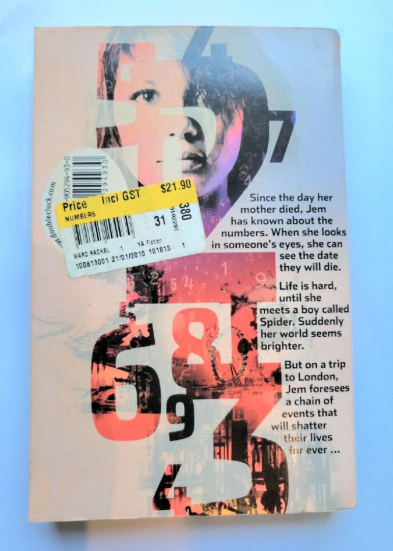 Numbers by Rachel Ward, Hobbies & Toys, Books & Magazines, Fiction ...