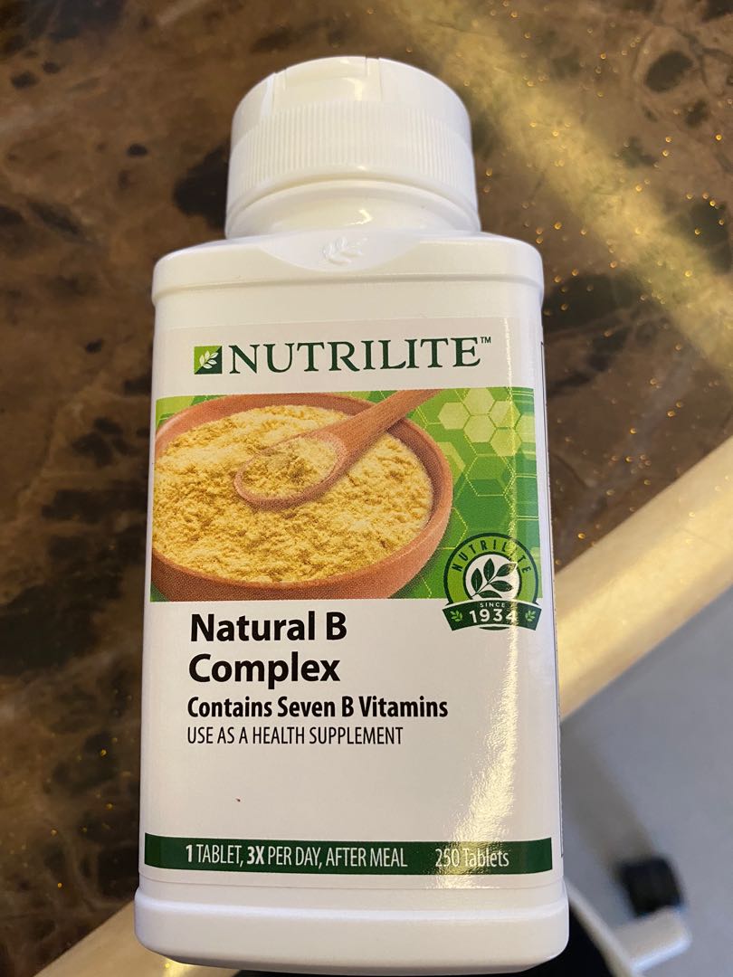 Nutrilite Natural B Complex 250 tablets, Health & Nutrition, Health ...