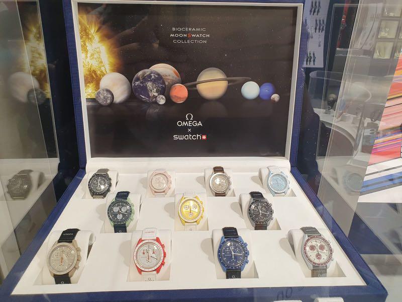 Omega Swatch - Full Solar System, Luxury, Watches on Carousell