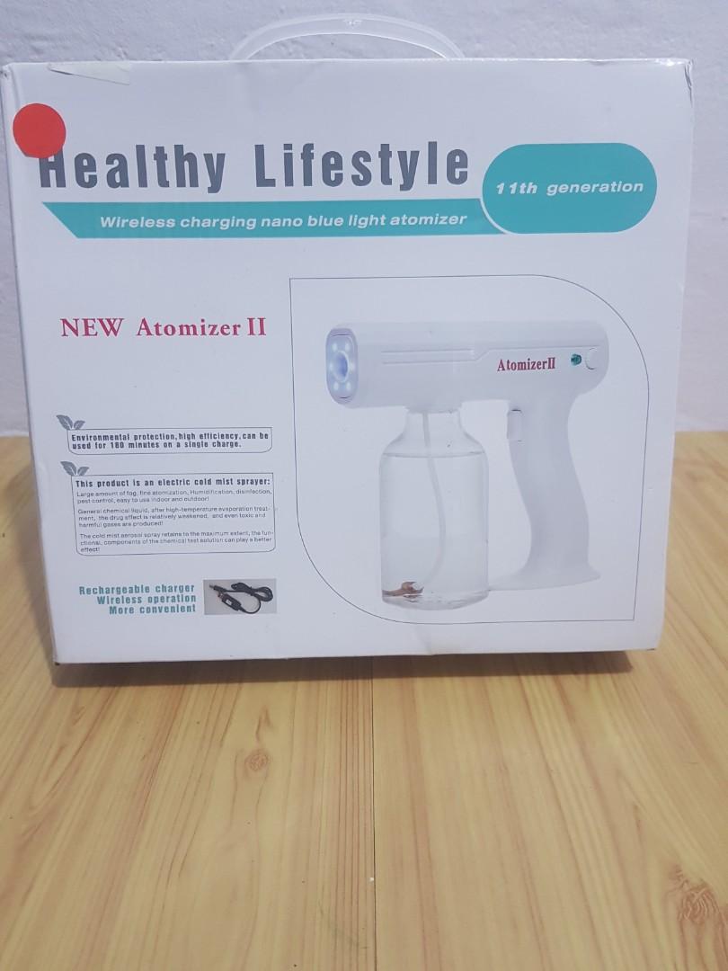 Original Lifestyle Nano Blue Light Atomizer II Disinfectant Spray Gun ...