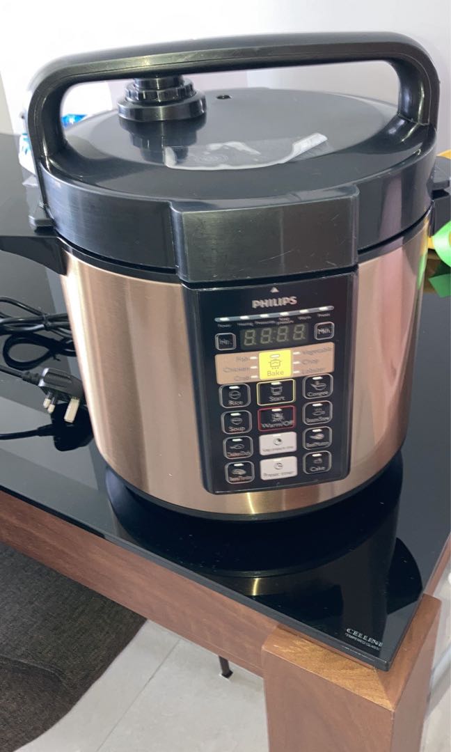 Philips High Pressure Cooker with Stainless Steel Pot, TV & Home ...