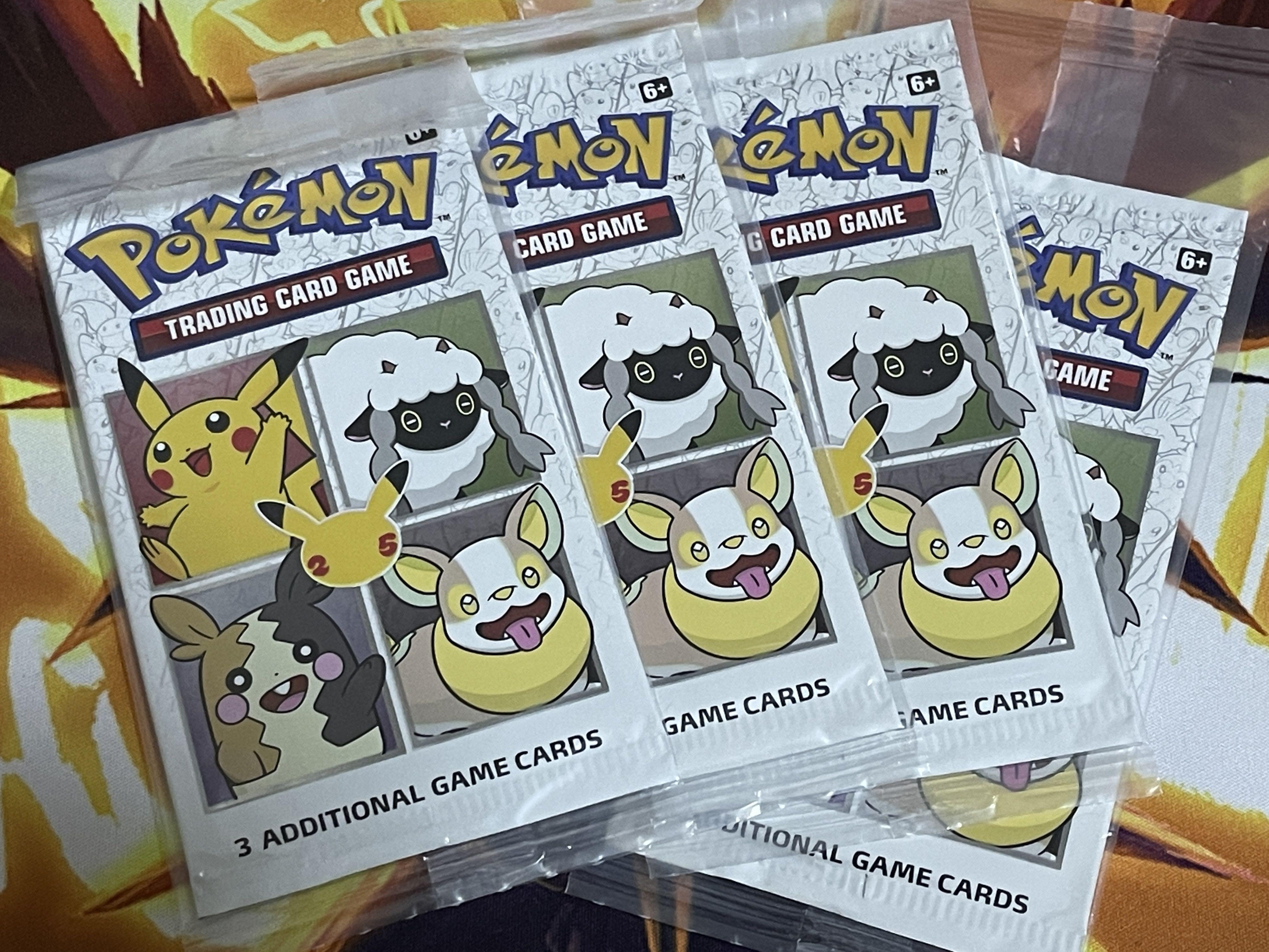 Pokemon 25th Anniversary Sealed Booster Pack General Mills Promo Cards ...