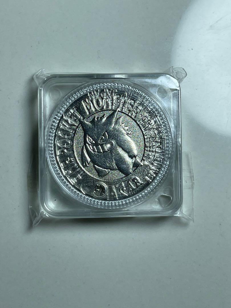 Pokemon Gengar Silver No. 084 850HP Silver Coin Japanese, Hobbies ...